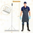 "Costway Extra Wide 36"" Head Heavy-Duty Aluminum Landscape Rake for ...