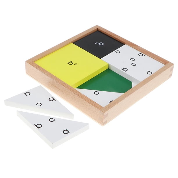 Montessori Wooden Pythagorean Theorem - Math Formula Learning School ...
