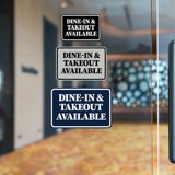 Signs ByLITA Classic Framed Dine-In And Takeout Available Door or Wall ...