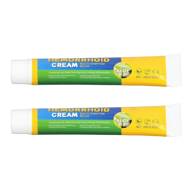 Hemorrhoid 2pcs Hemorrhoid Treating Cream 0.9 Oz Anti Inflammatory ...