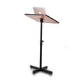 Pyle Portable Adjustable Lectern Presentation Podium Stand with Laptop ...