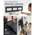 Universal Low Profile Tilt TV Wall Mount for 37" - 80" LED, LCD ...