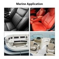 Black Semi Perforated Synthetic Leather Car Interior Fabric for Car ...