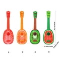 Fruit Theme Ukulele Toy with 4 Strings Design Enhancing Fine Motor ...