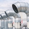 Uxcell 6" Duct Backdraft Damper, Airflow Ducting Branch Vent Damper ...
