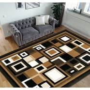 Color Block Rug/Linear/Geometric Modern Contemporary Hand Carved Area ...