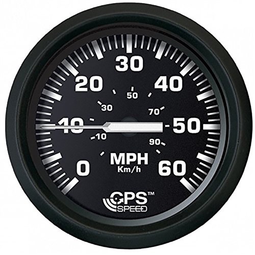 Studded 4" 60 MPH GPS Speedometer Gauge with LCD - Walmart.com ...