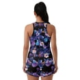 Binienty Neon Tropical Dark Women's Tankini Shorts Set, Removable Bra ...