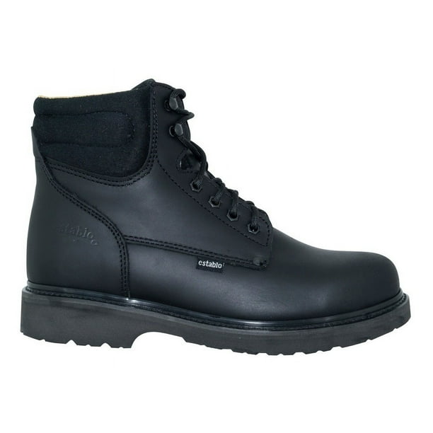 Bota Industrial De Trabajo Establo 506 De Piel Color Negro Para ...