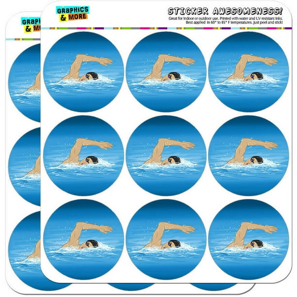 Swimming Freestyle Pool Sport 18 2" Planner Calendar Scrapbooking ...