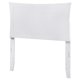 Leo & Lacey Twin Panel Headboard in White - Walmart.com