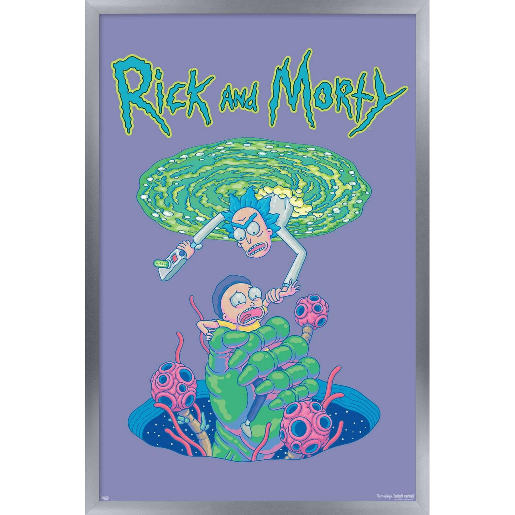 Click here for Trends International Rick And Morty - Portal Fall... prices