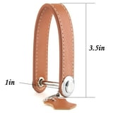 Compact Key Chain Organizer With Leather Strap, Smart Key Ring Holds 8 ...