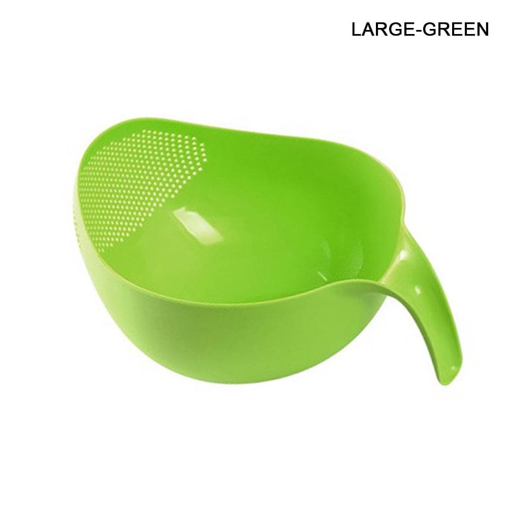 Wash Vegetables Drainer Green Kitchen Tool Vegetable Bowl Strainer ...