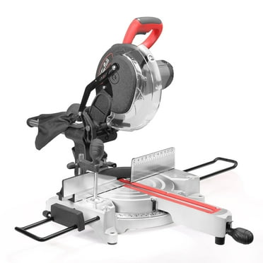 Master Mechanic 10 Inch Compact Sliding Miter Saw, Electric Bevel ...