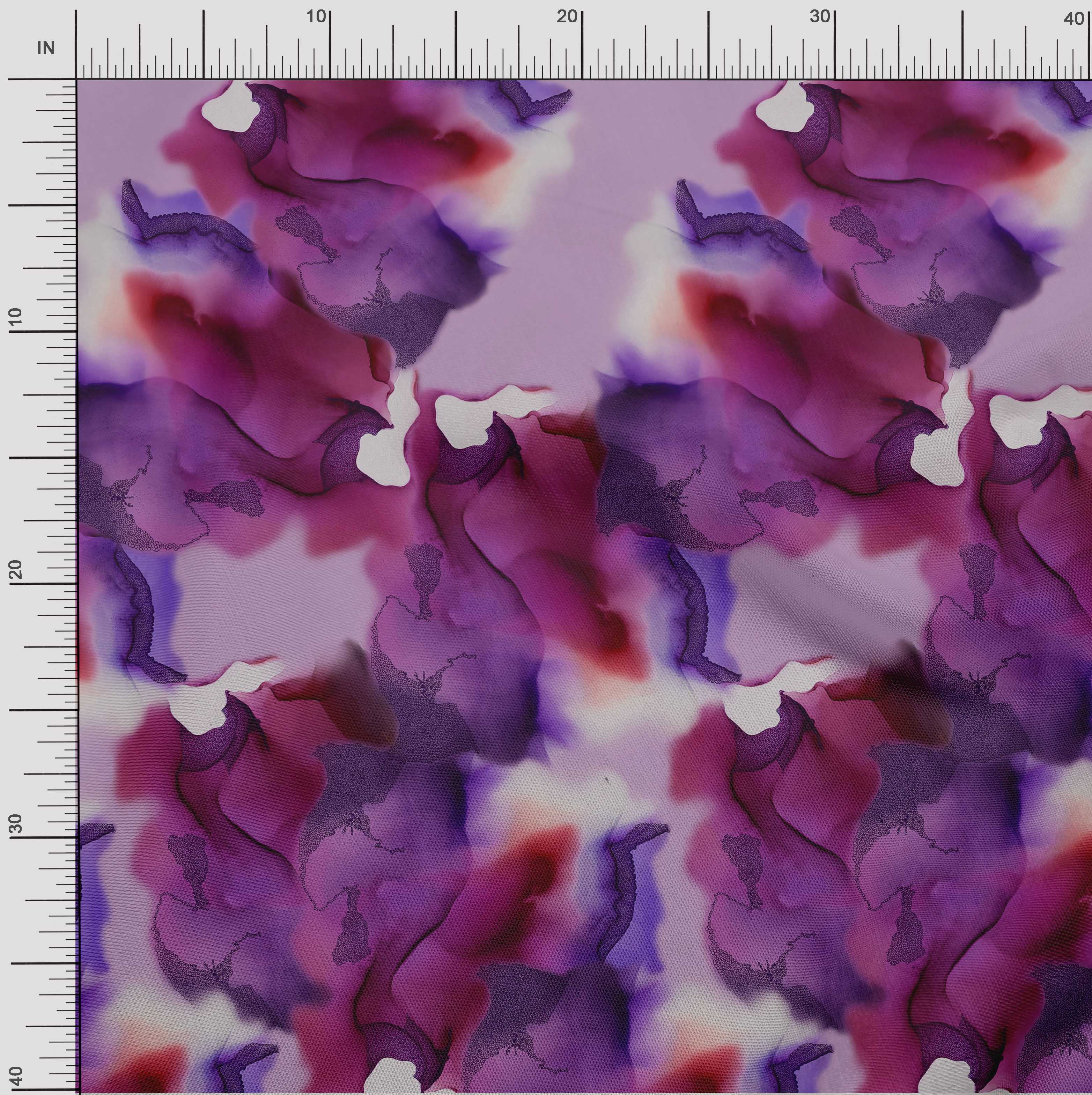 oneOone Organic Cotton Voile Fabric Texture Panel Print Fabric By The ...