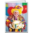 Jumbo Greeting Cards: Giant Birthday Card (Clown with Birthday Cake) 2 ...