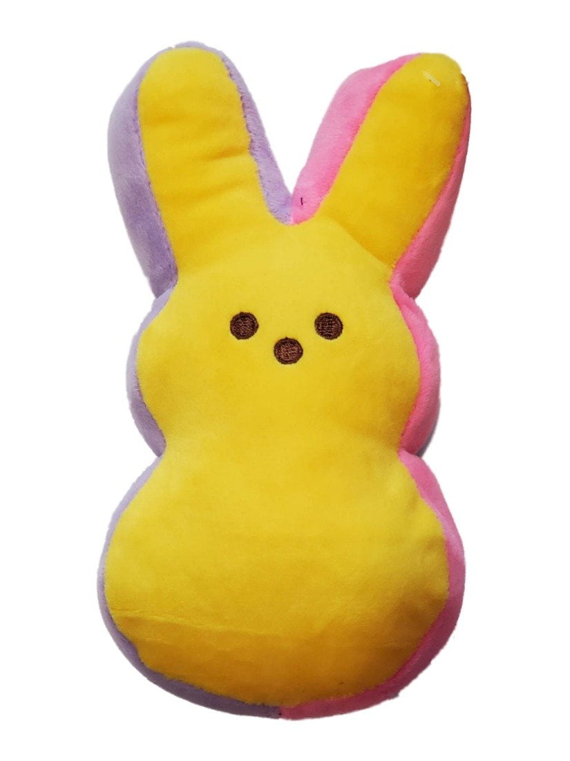 Peeps 8" Plush Bunny Multicolor Yellow - Walmart.com