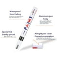 PPKVUFD Tire Marker White - 1 Pack Paint Pen for Car Tires Lettering ...