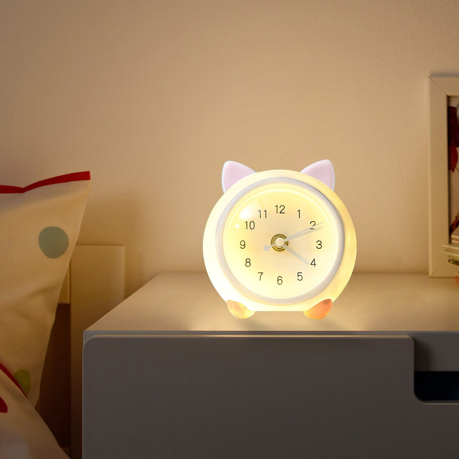Xihbxyly Reloj Despertador con Temática Animal, Multifuncional, Ahorro ...