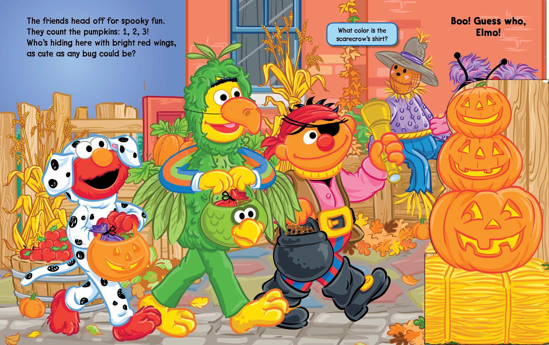 Sesame Street: Boo! Guess Who, Elmo! (Part of Guess Who! Book) Illustrated