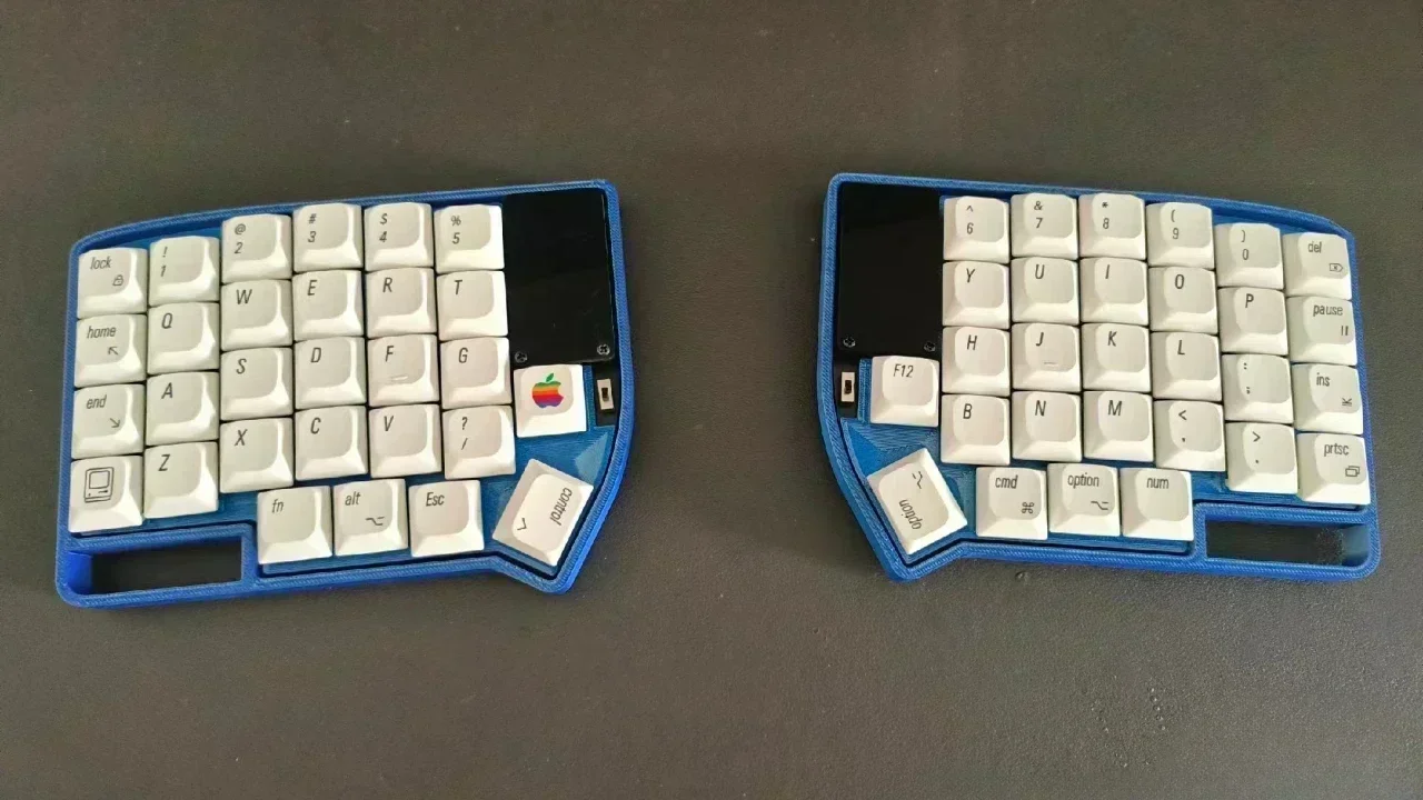 Kit de teclado dividido inalámbrico Lily58, intercambio en caliente ...