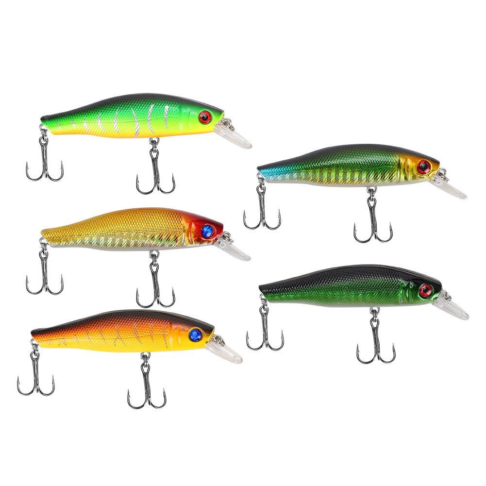 Cebo de pesca artificial, Señuelos de pesca artificiales de pececillo de plástico profesional ...