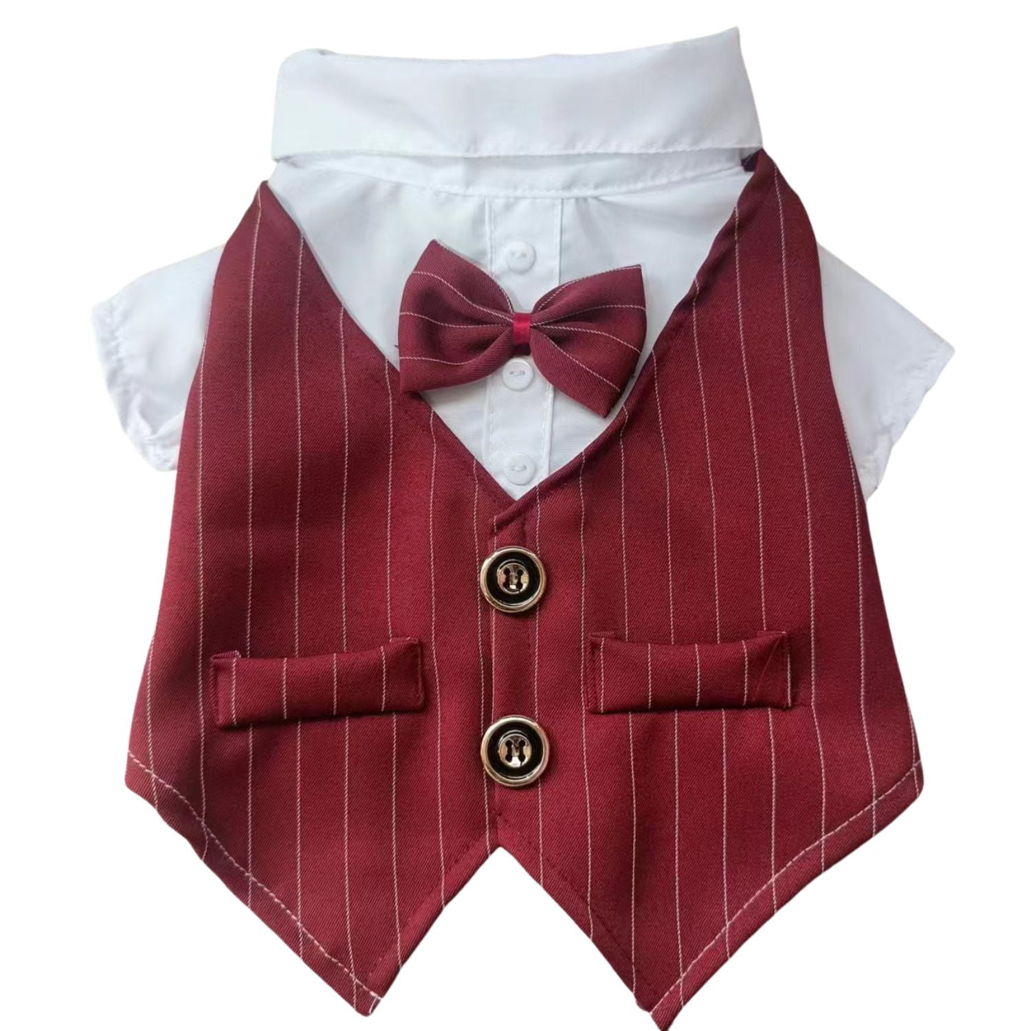 BT Bear Dog Wedding Shirt, Dog Tuxedo With Bow Tie, Dog Wedding Formal ...