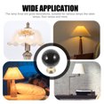ELAYARD Golden Ball Lamp Finial Cap for Elegant Table Floor Lamp Shade ...