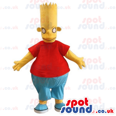 Bart Simpson Popular Cartoon Character Big SPOTSOUND Mascot - Mascots ...
