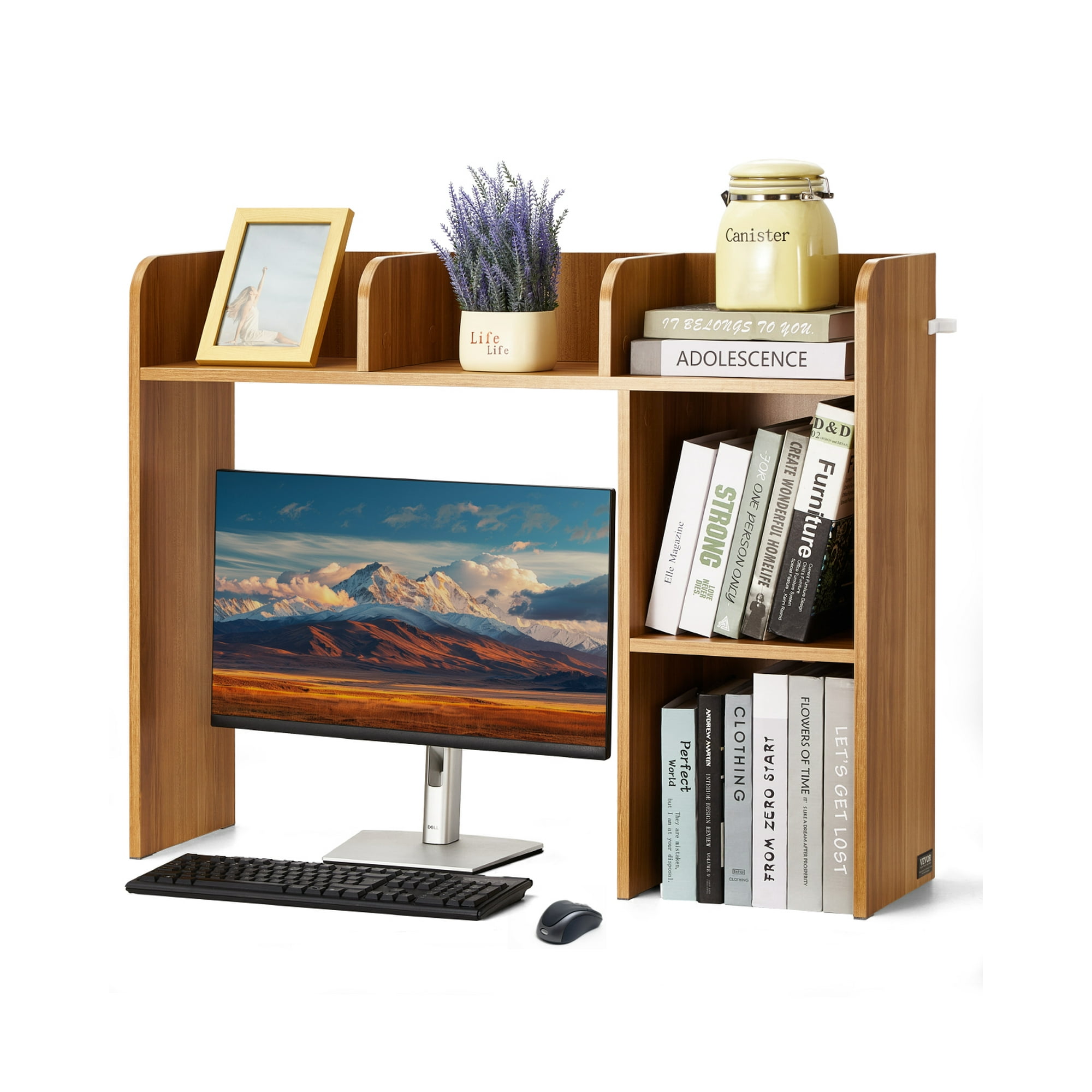 Click here for Vevor Desktop Bookshelf Wood Desktop Storage Organ... prices
