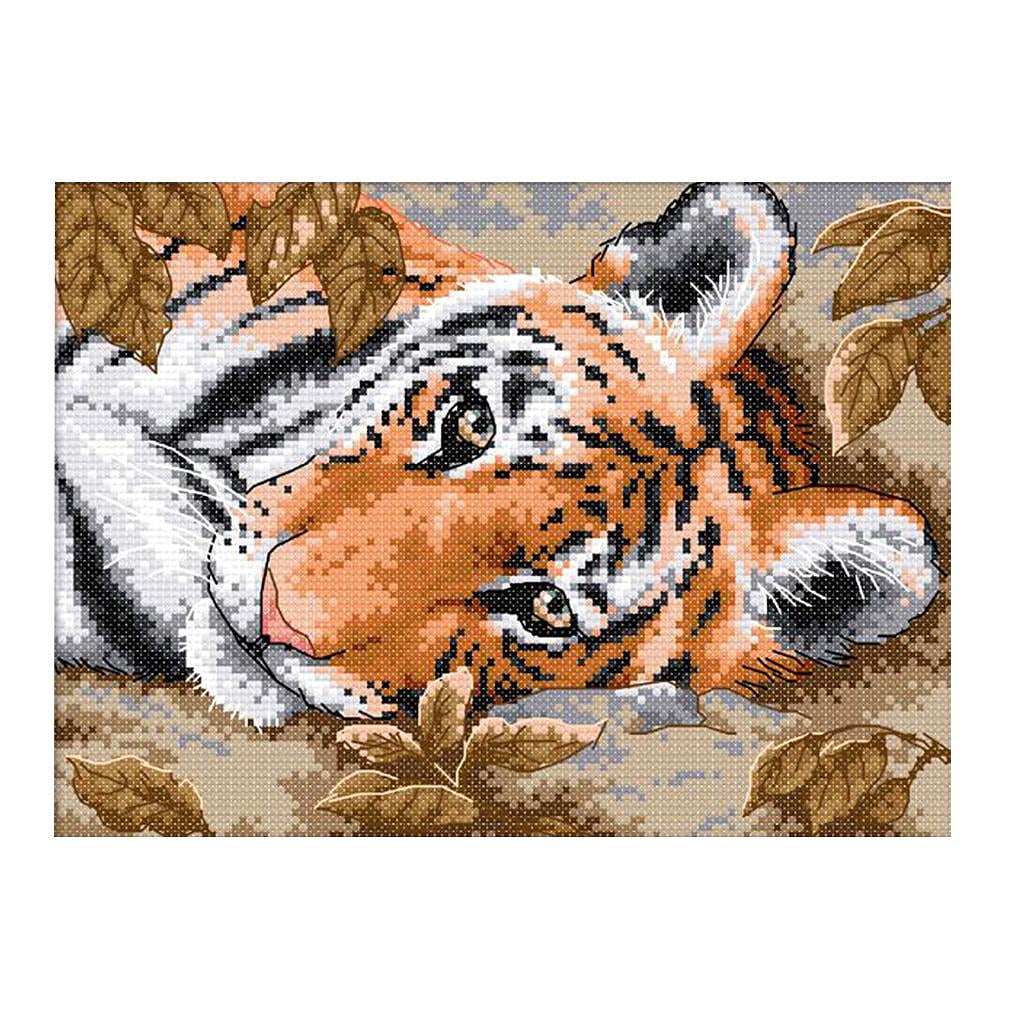 Animal Stitch Set Printed Patterns Counted -Stitching CT 29 x 14CT 29 x ...
