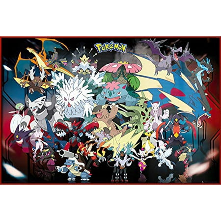 POSTER STOP ONLINE Pokemon - Framed TV Show/Gaming Poster/Print (The ...
