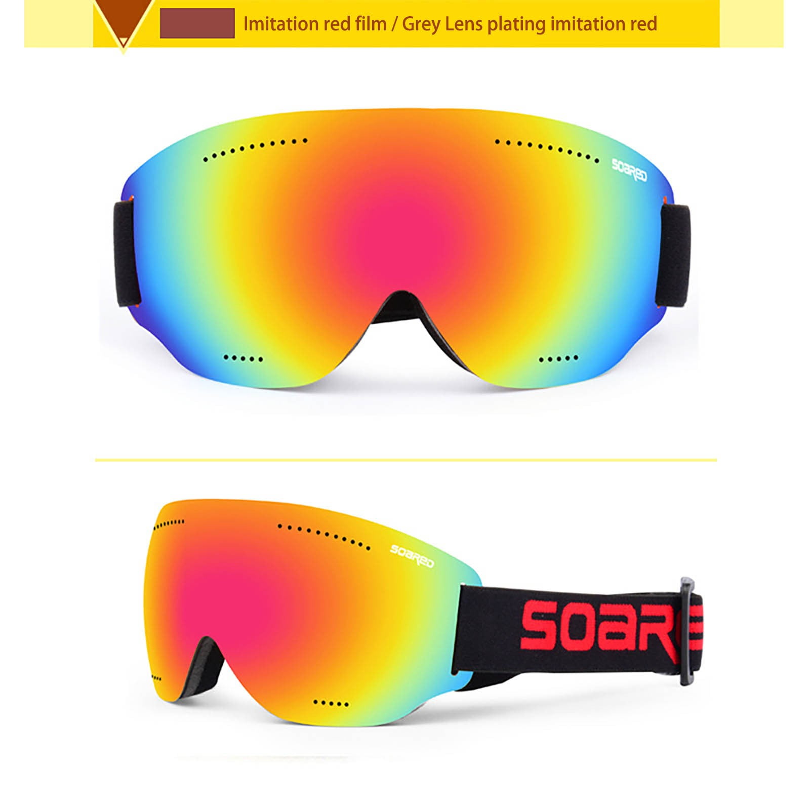 Click here for Egnmcr Riding Glasses Ski Snowboard Goggles Protec... prices