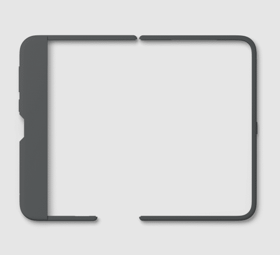 Microsoft Surface Bumper for Surface Duo Only, Graphite - 1IR-00008 ...
