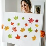 Maple Leaves Stencils Autumn Leaves Stencil Plastic Leaf Pattern ...