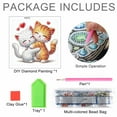 Diamond Painting Kit Gentle Cat Special Shape Creative Diamond Art For ...