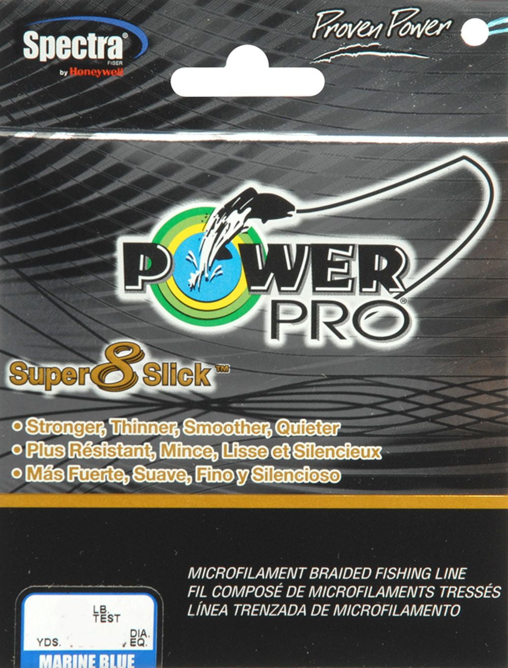 Power Pro Super Slick 40Lb 300Yd Marine Bluee, 31100400300A - Walmart.com