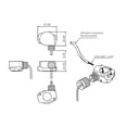 2 Pack Ceiling Fan Light Switch E87438, Pull Chain Switch for Hunter ...