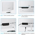 Wall Mount USB version Center 4 Harbors Rapid 5Gbps Splitter Gluey Base ...