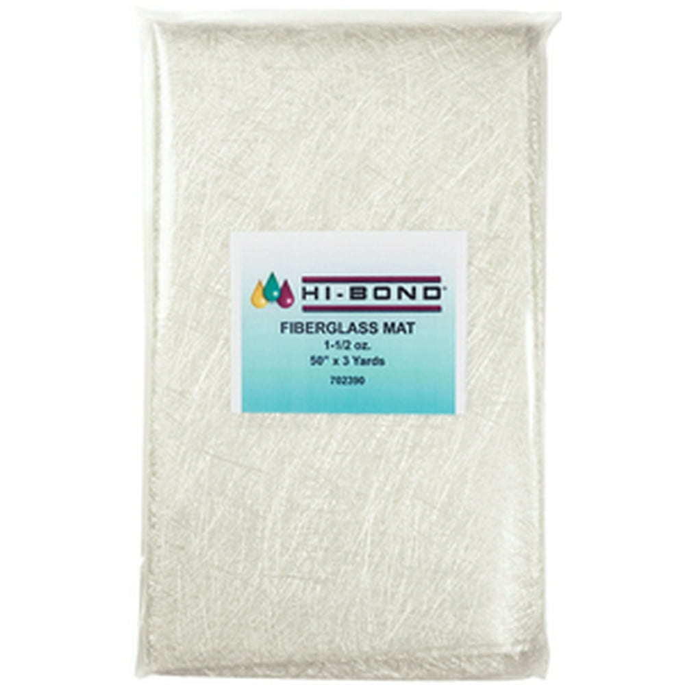 Hi-Bond 702350 50" x 3 yds 3/4 oz Fiberglass Mat - Walmart.com ...