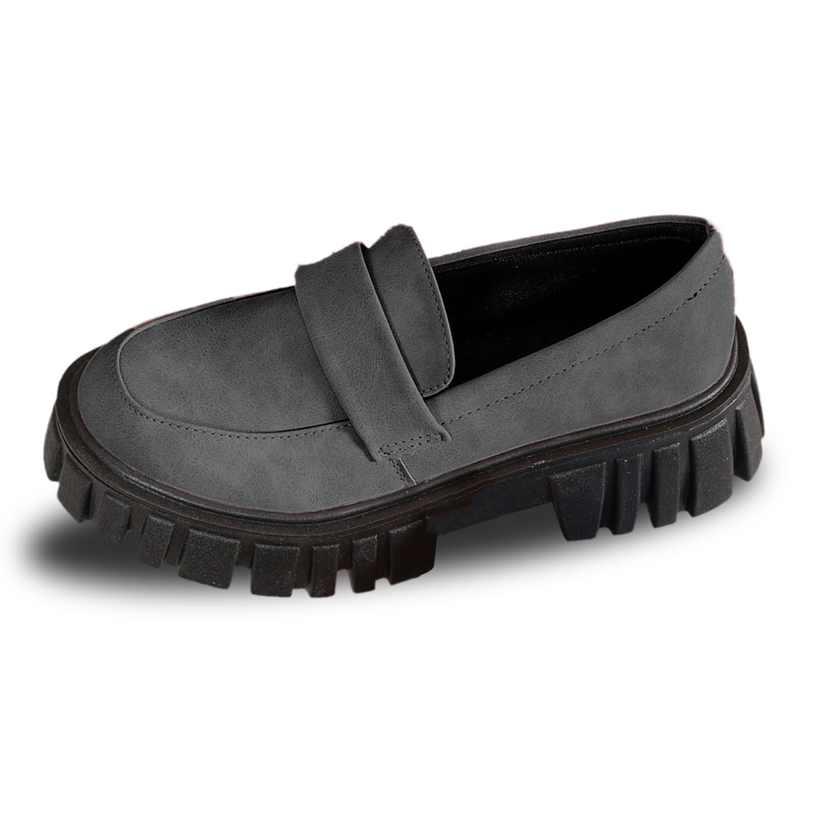 Click here for Bmisegm Womens Fashion Solid Color Thick Soled Lea... prices