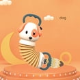 Cartoon Dog Accordion Educational Baby Toy for Kids Gift Elephant / Dog ...