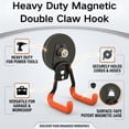 Heavy Duty Magnetic Double Claw Hook,Dual J-Hook Utility Tool Hanger ...