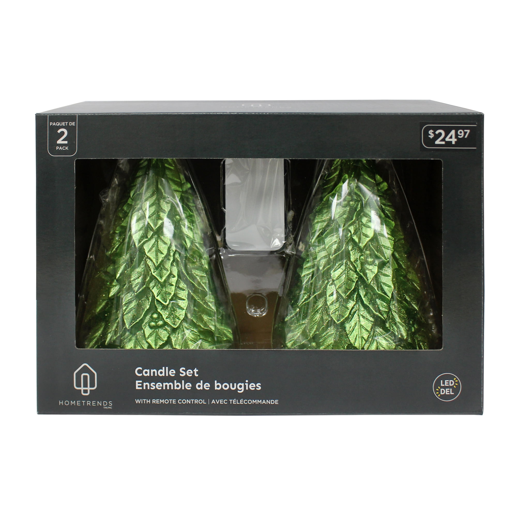 Click here for Hometrends Christmas Tree Led Pillar Candle Set Wi... prices