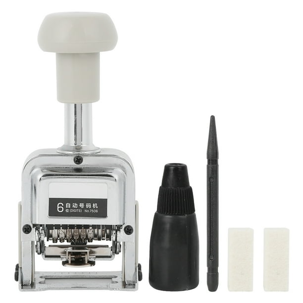 Automatic Numbering Machine 7506 6-Digit Number Coding Page Digital ...