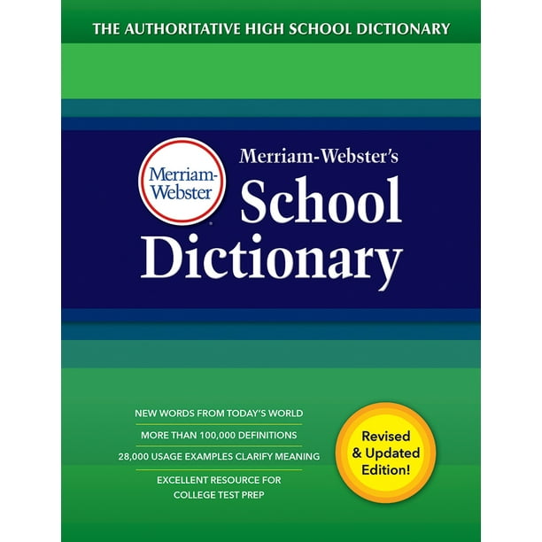 Merriam-Webster's School Dictionary (Hardcover) - Walmart.com - Walmart.com