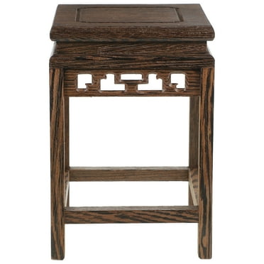 "Beautiful Hand Craft Rosewood Oriental Vase Stand 7.5""" - Walmart.com