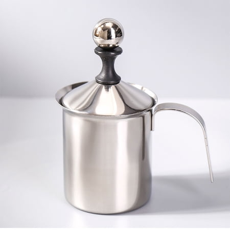 Manual Milk Creamer Hand Pump Frother Cappuccino Latte Coffee Foam ...