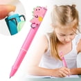 Meiiso Refillable Retractable Fountain Pen, Pink Lavender Press Pen 0 ...